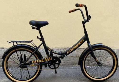 Велосипед складной Forward Arsenal X черный-золот