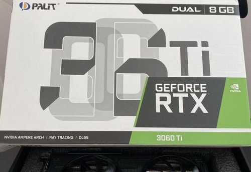 Видеокарта Palit GeForce RTX3060 TI Dual 8GB LHR