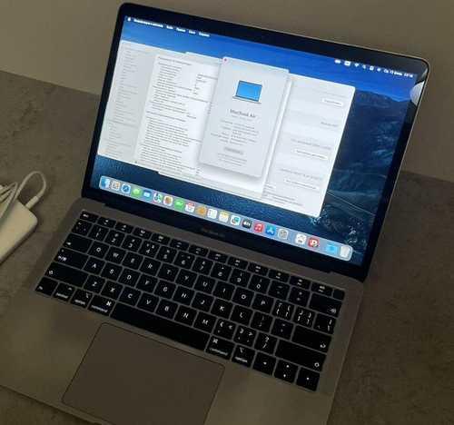 Macbook air 13 2018 57 циклов