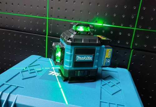 Лазерный уровень makita 4d нивелир 16 линий