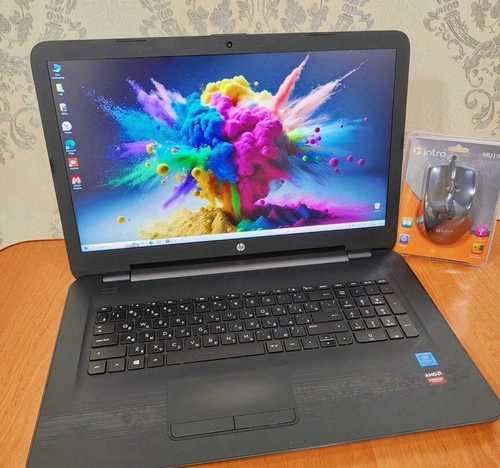 HP 17.3" IPS/4ядра/8гб/SSD/Radeon 2гб