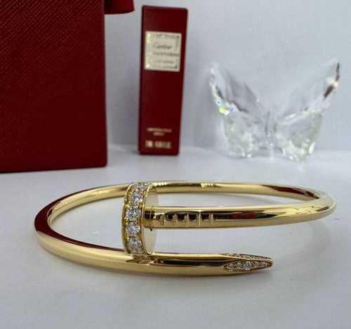 Браслет женский cartier с природным брил