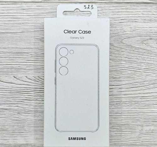 Чехол Clear Case для Samsung S23 прозрачный