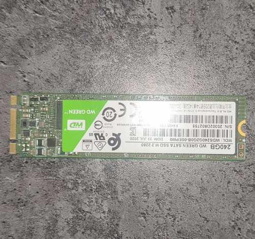 SSD M2 SATA 240 GB Western Digital