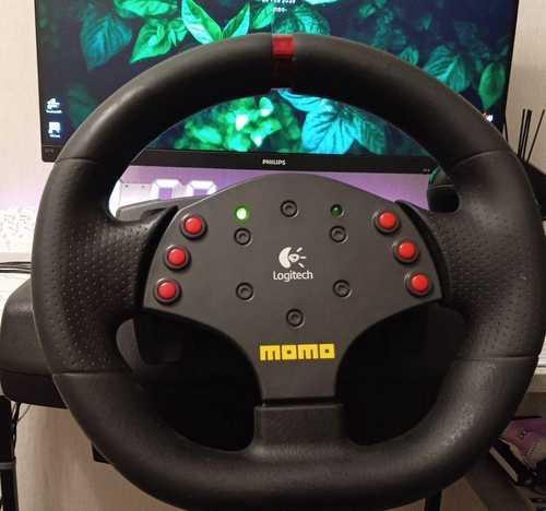 Игровой руль logitech momo racing 900