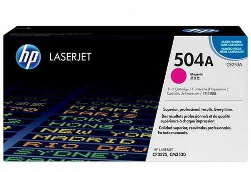 Картридж HP laserJet CE253A 504A