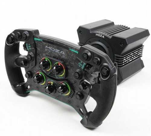 Moza Racing R9 v2 + Руль штурвал GS