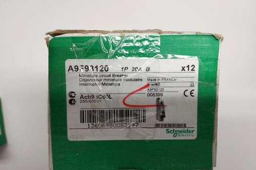 Schneider Electric A9F93120 iC60L B 20А 1P