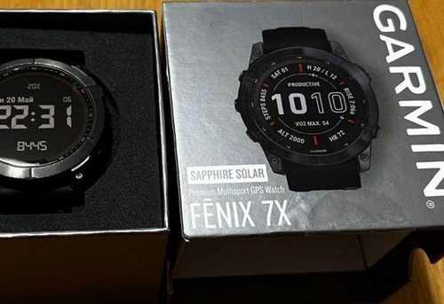 Garmin fenix 7x sapphire solar