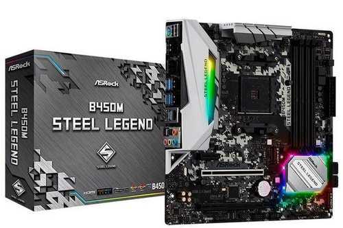 Материнская плата b450m steel legend aSrock AM4