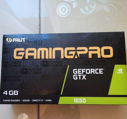 Видеокарта Palit nvidia GeForce GTX 1650 4 Гб