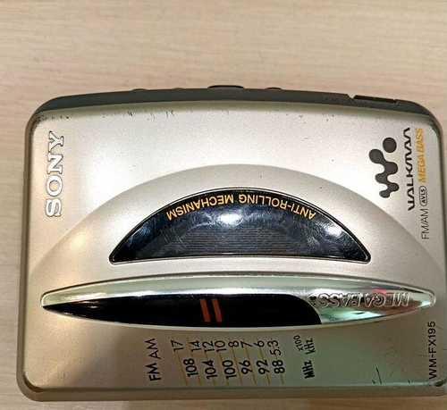 Кассетный аудиоплеер Sony WM-FX195 Walkman AM/FM