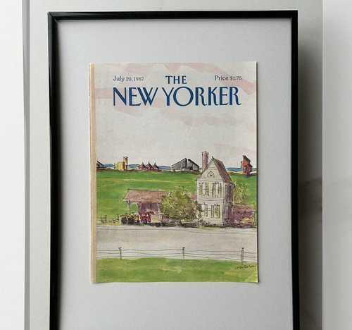 Обложка в рамке The New Yorker от 20 июля 1987