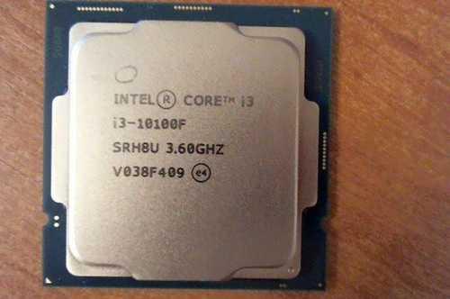 Процессор inel core i3 10100f + кулер