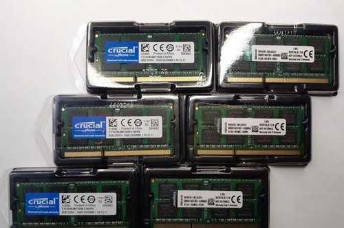 Оперативная память для ноутбука DDR3, DDR3L - 8Gb