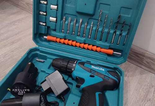 Шуруповерт makita 18v новый