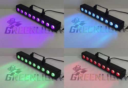 LED BAR / LED PAR 9x10 rgbw на пульте ду