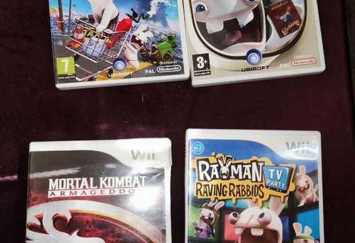 Приставка Nintendo Wii, игры и аксессуары (бу)
