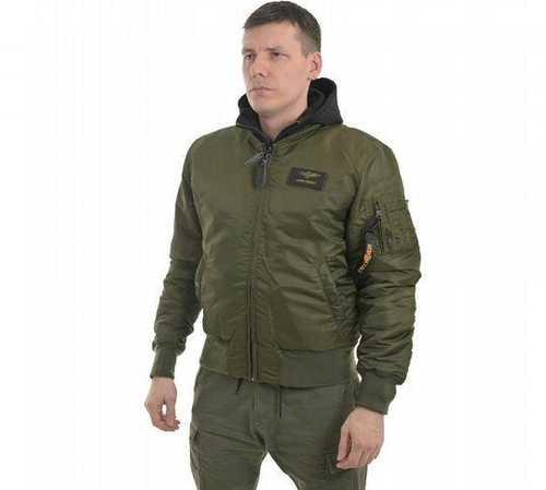 54042 Куртка Nord Denali Pilot Hooded, dark green