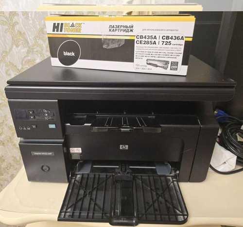 Принтер 3 в 1 лазерный HP M1132MFP новый картридж
