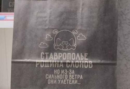 Пакет крафт с лого