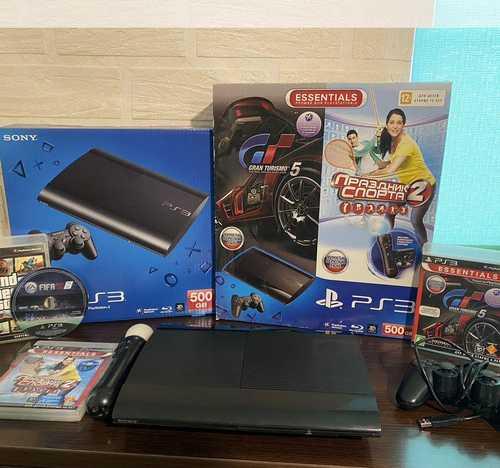 Sony playstation 3 полный комплект