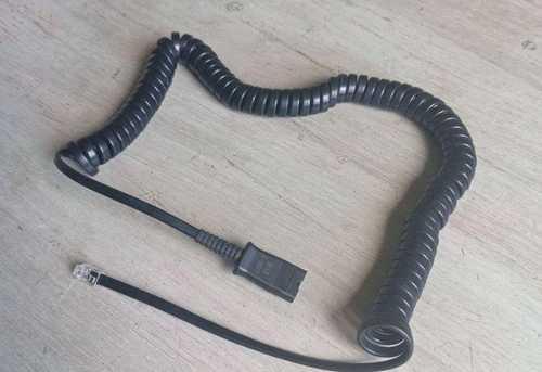 Кабель-переходник аудио Plantronics PL-U10P-S, QD
