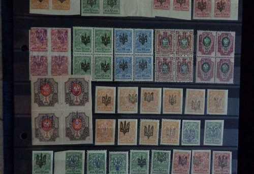 Коллекция марок Гр. войны. Украина чистые