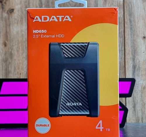 Внешний HDD 4TB Adata HD650 USB 3.2 AHD650-4TU31-C