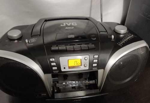 Магнитола JVC (CD, тюнер, USB, кассета)
