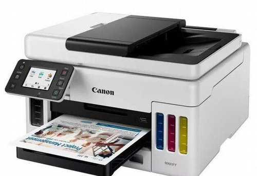 Мфу струйное Canon maxify GX6040, цветн., A4, белы