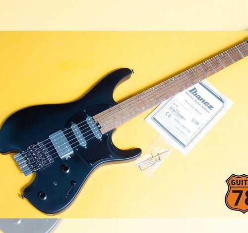 Классный безголовый Ibanez Q54-BKF