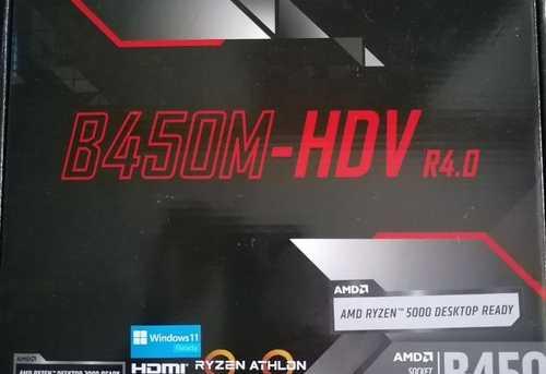 Материнская плата Asrock b450. hdv r4.0 am4