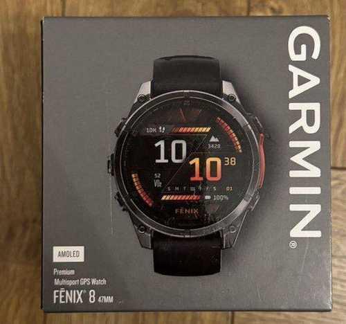 Garmin Fenix 8 47mm Amoled без Sapphire