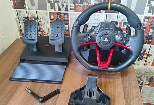 Руль Hori Racing Wheel Apex черно красный