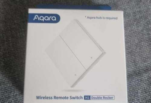 Выключатель Aqara Wireless H1 двухклавишный