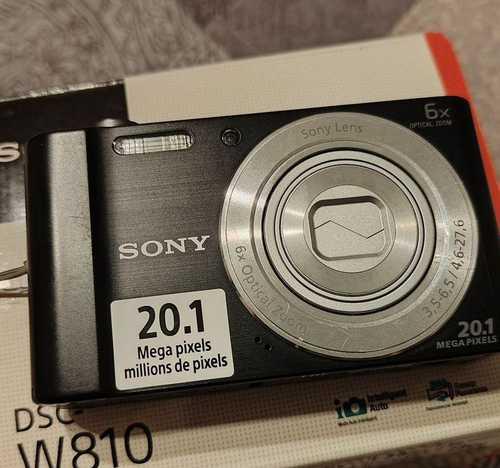 Компактный фотоаппарат Sony cybershot dsc w810