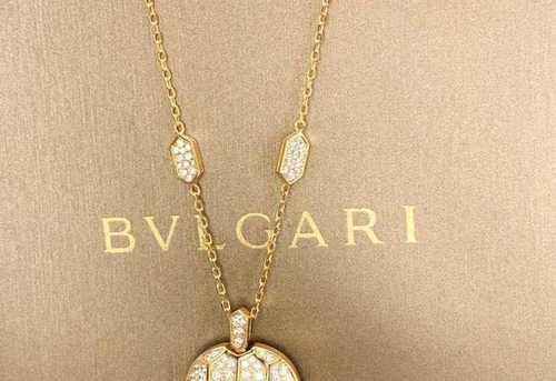 Кулон Bvlgari Золото Цирконы