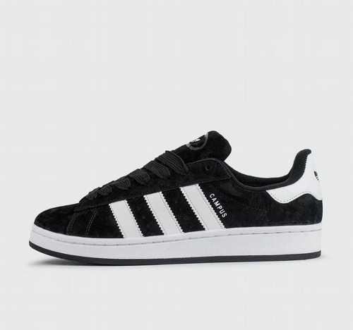 Adidas Campus 00s Black White 2 with Fur