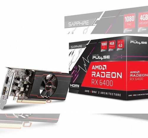 Видеокарта AMD Radeon RX 6400 4GB gddr6