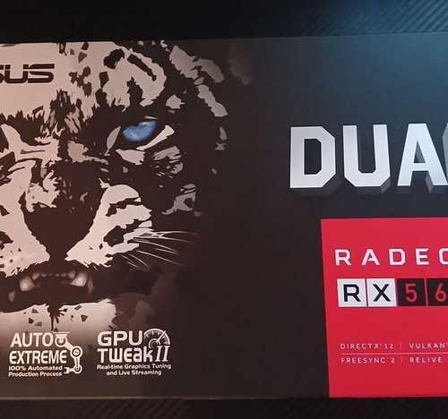 Видеокарта Asus Dual RX 560 4GB