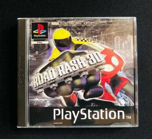 Игра PS1 лицензия Road Rash 3D