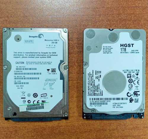 Жёсткий диск 2.5" 250Gb и 1Tb в идеале