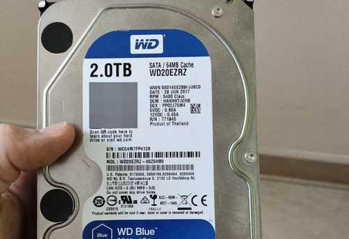 Жёсткий диск HDD WD blue 2TB