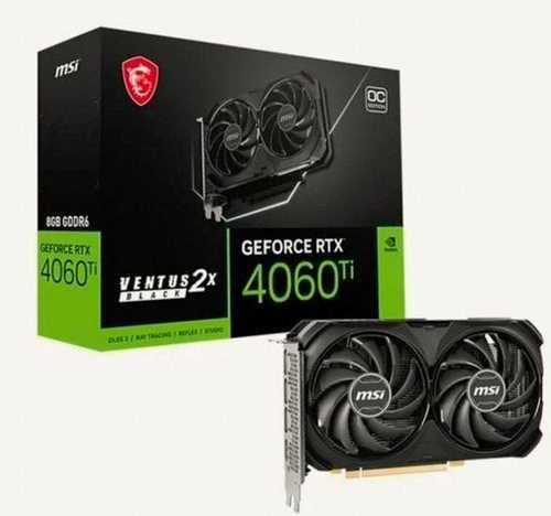 Видеокарта MSI RTX 4060 TI Ventus 2X