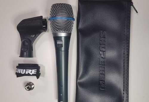 Shure Beta87a вокальный суперкардиоидный микрофон