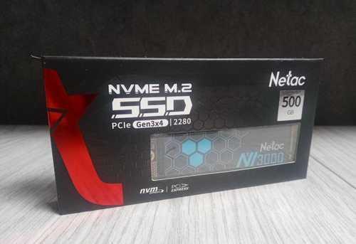 Новый SSD Netac NV3000 500гб