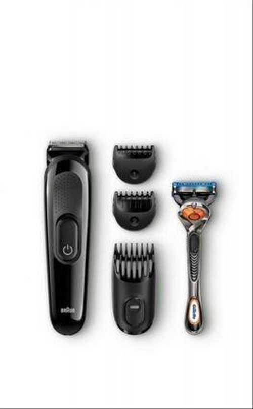 Триммер Braun SK3000, 4-в-1 + Бритва Gillette