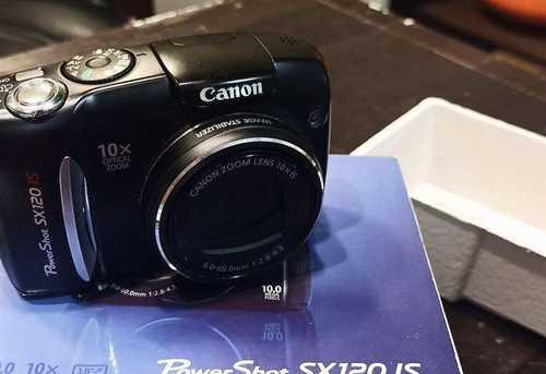 Компактный фотоаппарат canon powershot sx 120 is