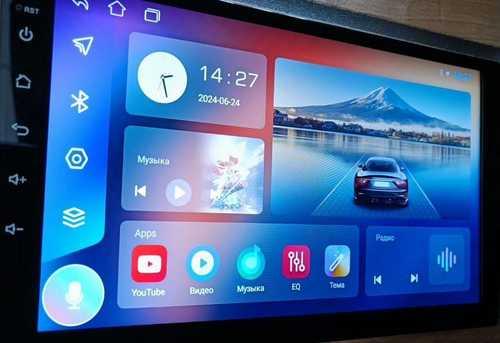 Магнитола 2DIN Андроид 9" Qled кулер охлаждения